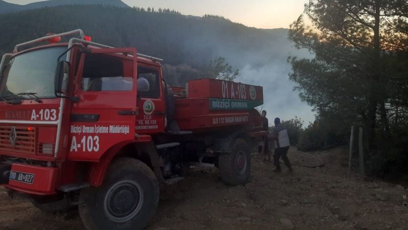 Osmaniye de çıkan orman yangını kontrol altına alındı