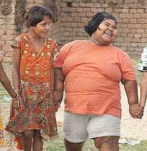 6 yaşında 92 kilo!