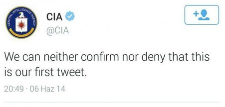 CIA, CIA Twitter, CIA'in tweeti, CIA'in tweeti Twitter’ı yıktı, CIA'in ...