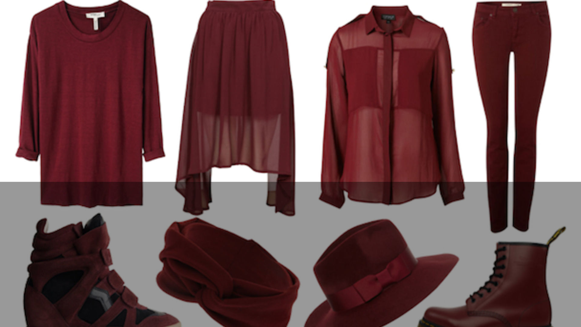 Kırmızıları kaldırın bu sezonun rengi bordo