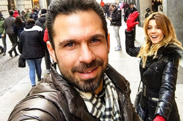 Gökçe Bahadır ile sevgilisi Efe Bahadır Milano'da