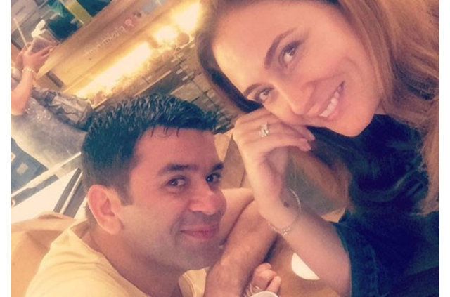 Bülent Şakrak'ın eşi Ceyda Düvenci oğulları Okan Ali'nin birinci yaşını ...