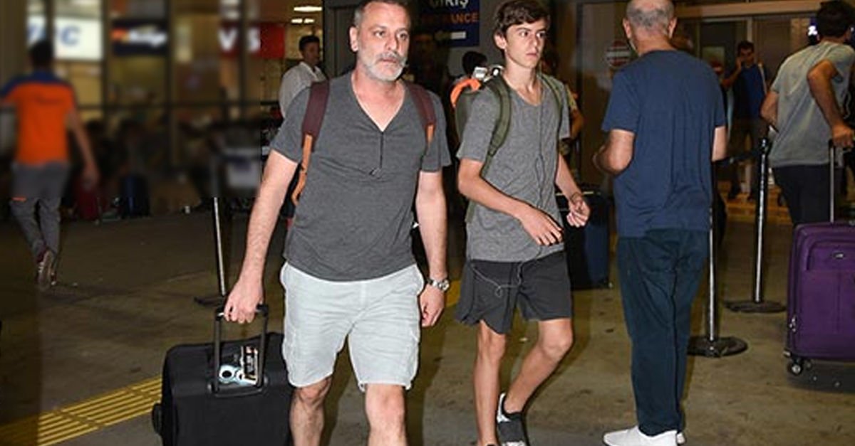 Ozan Güven oğlu Ali Ateş ile İstanbul'a döndü - Magazin haberleri