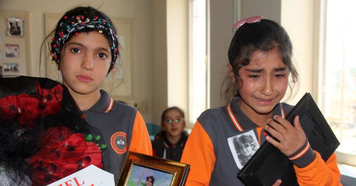 Sedanur'un sınıfında gözyaşları sel oldu