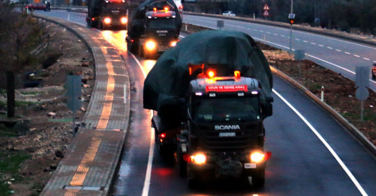 Suriye sınırına yeni sevkiyat