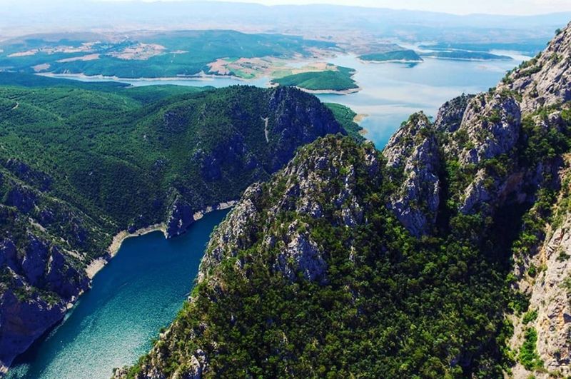 Şahinkaya Kanyonu eşsiz doğal güzelliği ile hayran bırakıyor