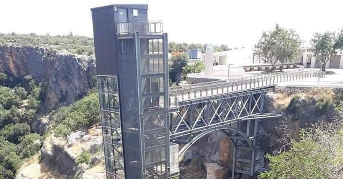 Son dakika haberler... Cennet mağarasında demir aksamdan yapılan ...