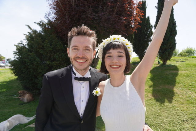 PAYLAŞTI! İşte Onur Saylak ve Gözde Yılmaz'ın nikahından ilk fotoğraf ...