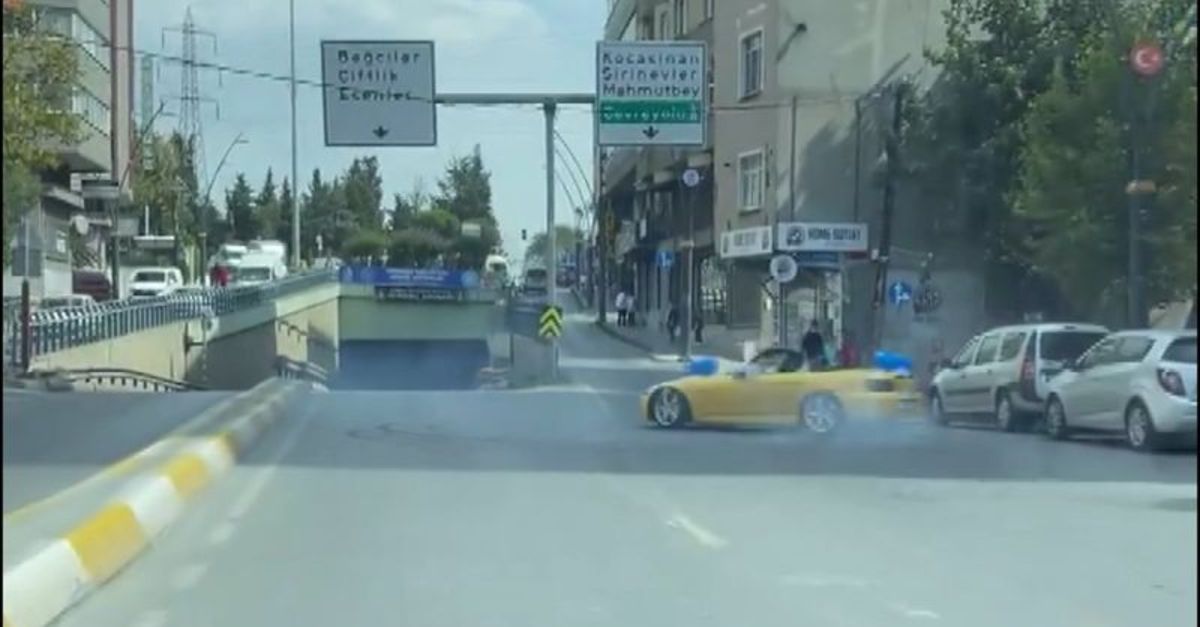 Sosyal medyada paylaşılan drifte 8 bin lira ceza - Son Dakika Haberleri Sosyal medyada paylaşılan drifte 8 bin lira ceza - Son Dakika Haberleri