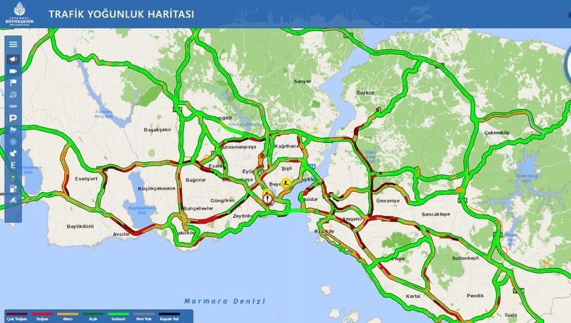 SON DAKİKA: İstanbul trafiğinde sis yoğunluğu - İstanbul trafik ...