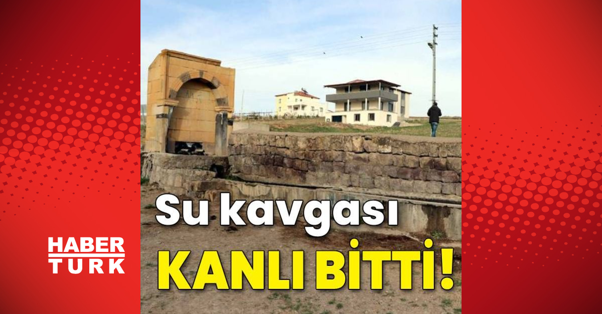 Hayvanlara su verme kavgası! 1 ölü, 2 yaralı