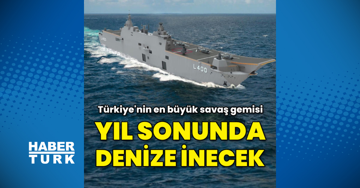 Türkiye'nin en büyük savaş gemisi yıl sonunda teslim edilecek - Savunma ...