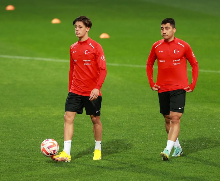 A Milli Takım'da Arda Güler ve Emirhan İlkhan'lı idman - Futbol Haberleri
