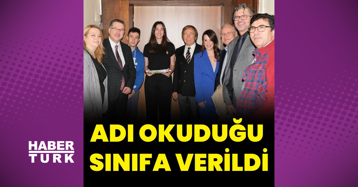 Erol Evgin'in adı okuduğu sınıfa verildi - Magazin haberleri