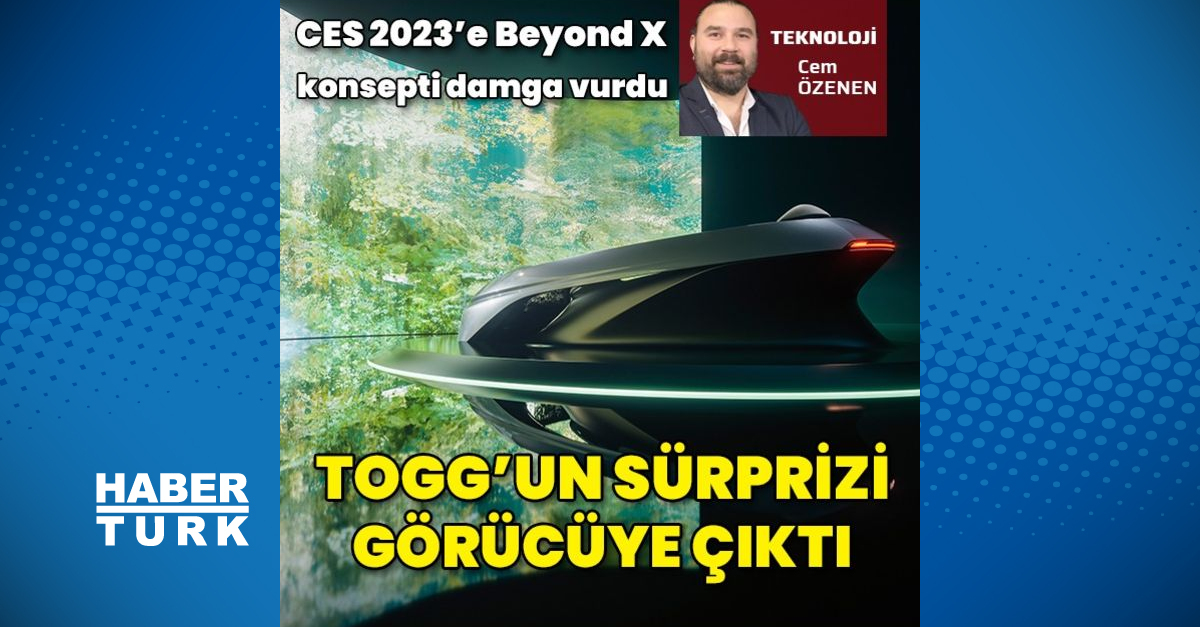Togg ABD'de görücüye çıktı! Togg, CES 2023'te sürpriz konseptle şov ...