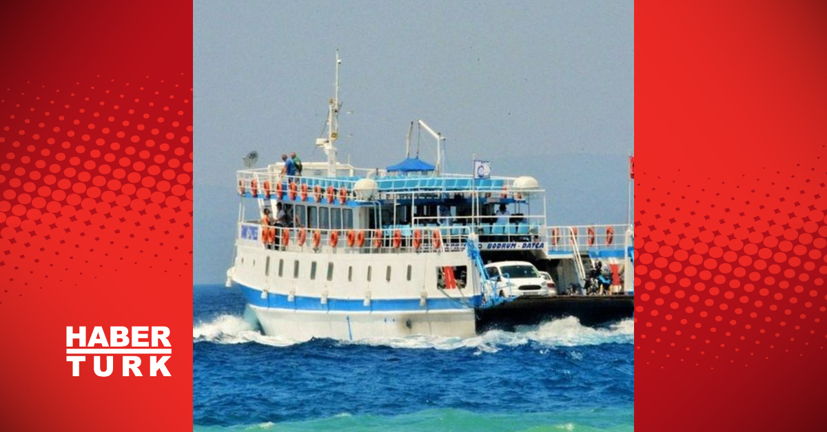 Son dakika: Bodrum'da feribot seferlerine iptal! Bodrum-Datça feribot ...