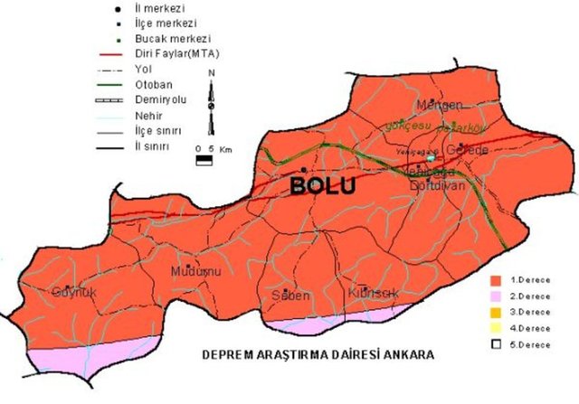 Bolu deprem riski ve fay hattı haritası: Bolu deprem bölgesi mi, hangi fay hattı üzerinde yer ...