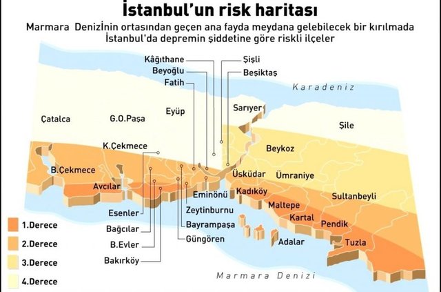 İSTANBUL DEPREM RİSK HARİTASI 2023: Naci Görür'den kritik uyarı ...