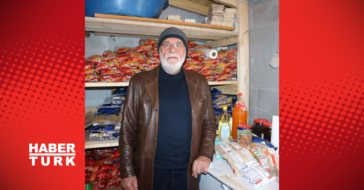 Paranın geçerli olmadığı bakkal, ihtiyacı olan poşetini doldurup gönderiyor