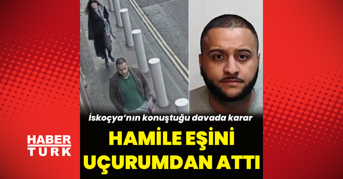 İskoçya'da bir adam, hamile karısını uçurumdan aşağı attı