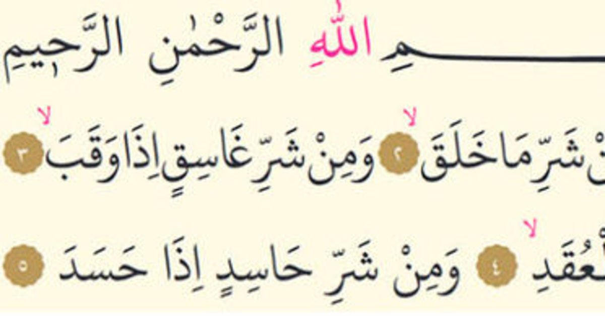 Felak Nas Suresi Okunuşu ve Anlamı: Felak Suresi ve Nas Suresi Arapça ...