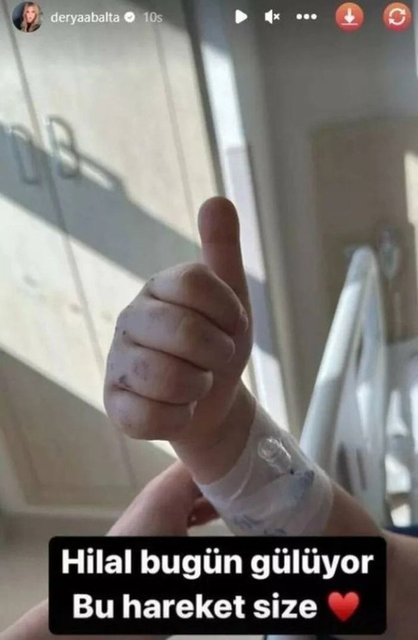 Derya Balta'dan duygulandıran Hilal'li paylaşım: Sırada el ele koşmak ...