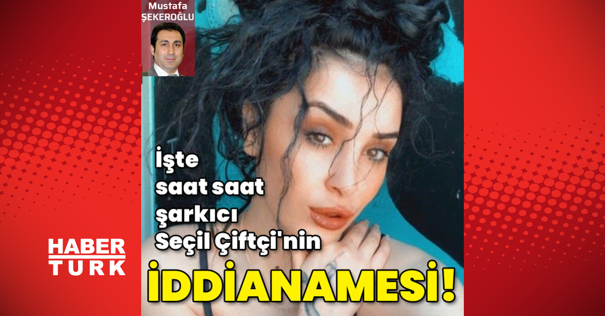 Şarkıcı Seçil Çiftçi'nin işlediği cinayetin iddianamesi: İşte saat saat ...