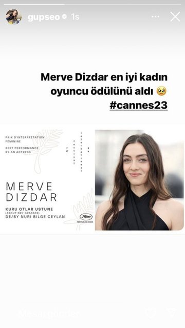 Merve Dizdara Tebrik Yağdı Magazin Haberleri