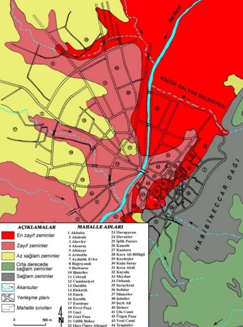 HATAY DEPREM HARİTASI 2023 | Hatay'da bu ilçeler risk altında! Hatay ...