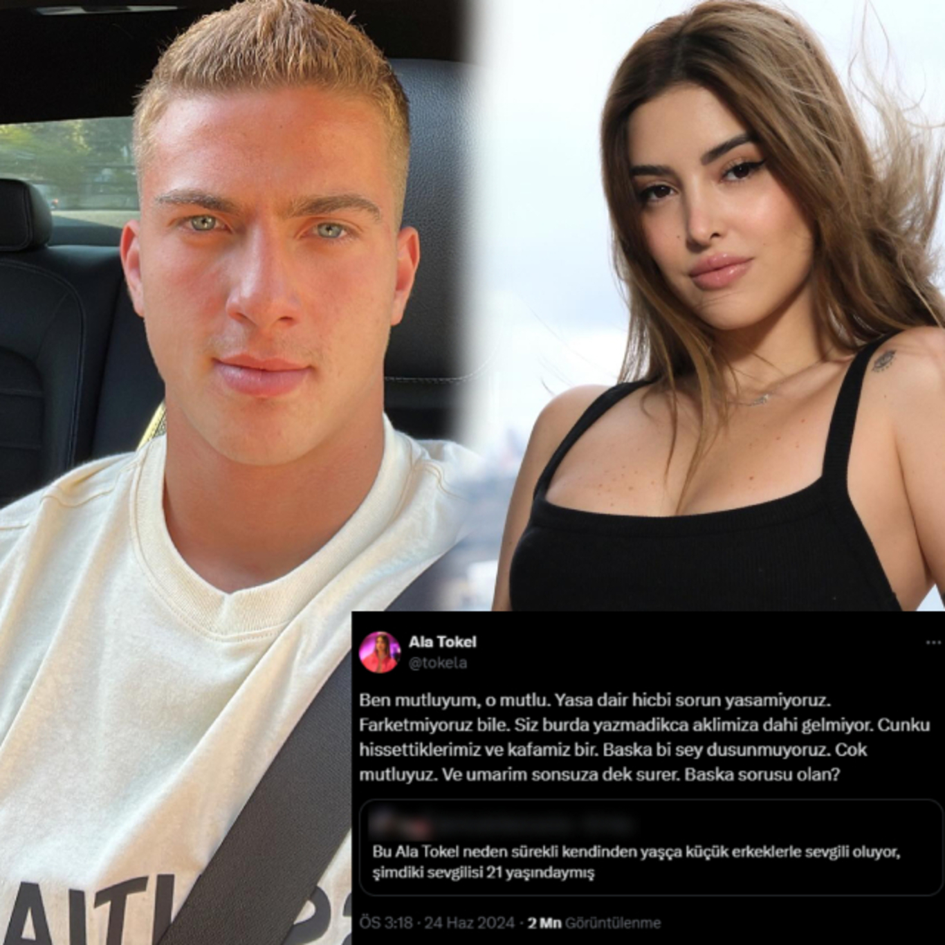 Ala Tokel'den Bertuğ Özgür Yıldırım ile arasındaki yaş farkı ...