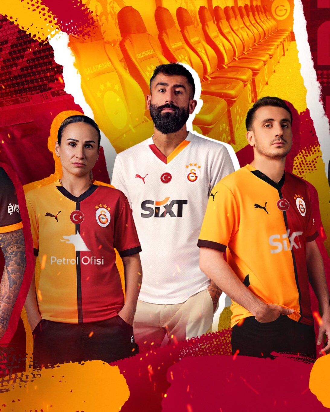 Galatasaray 2024-2025 sezonunda giyeceği formalarını tanıttı ...