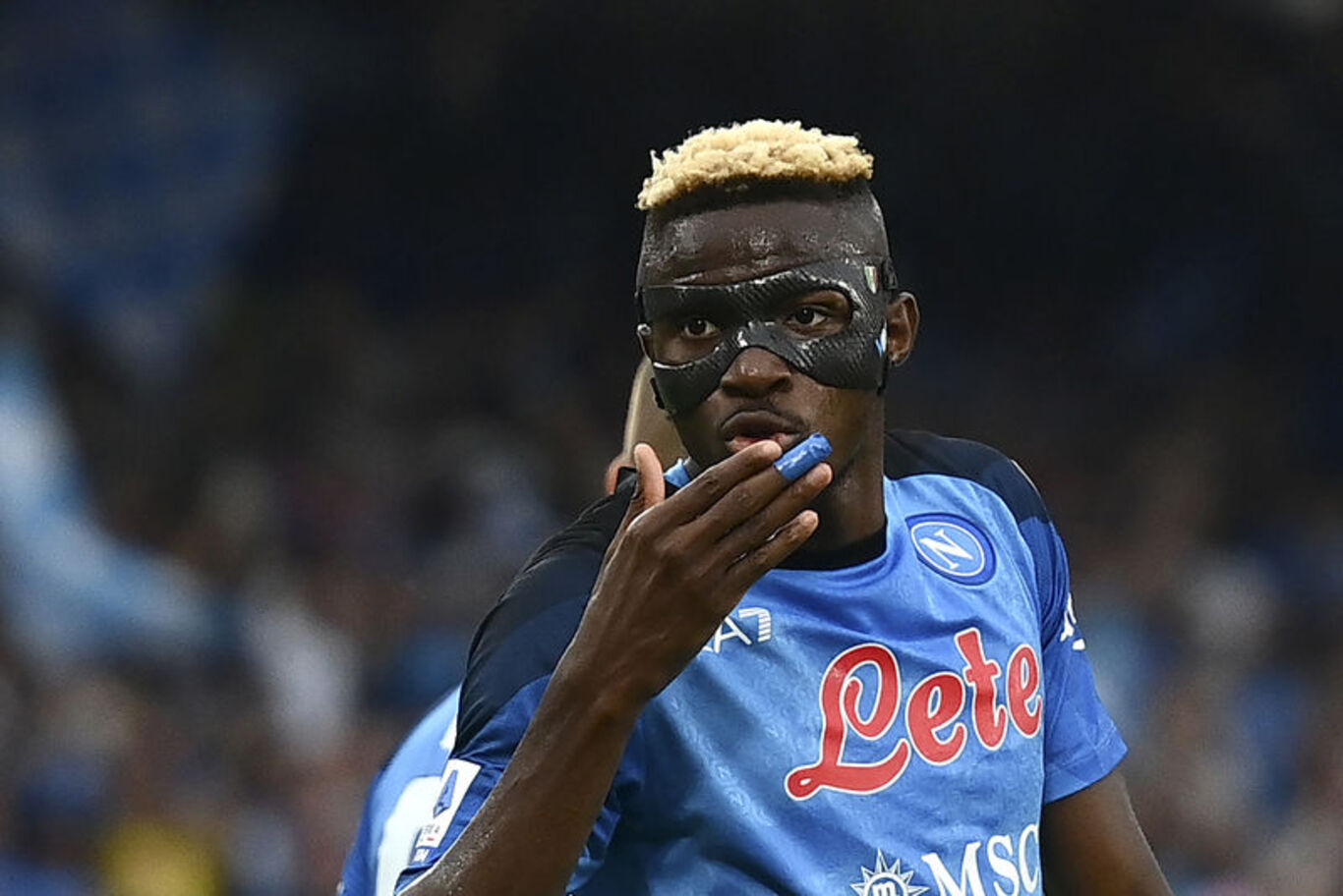 Osimhen'in maskesinin sırrı ortaya çıktı! - Galatasaray Haberleri