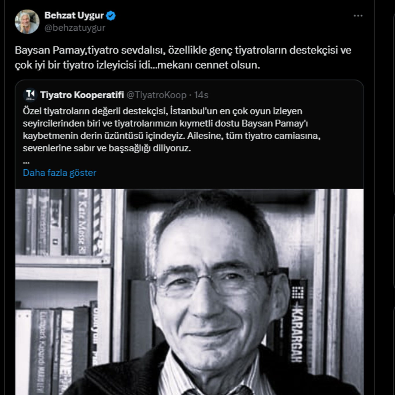 Baysan Pamay, vefat etti