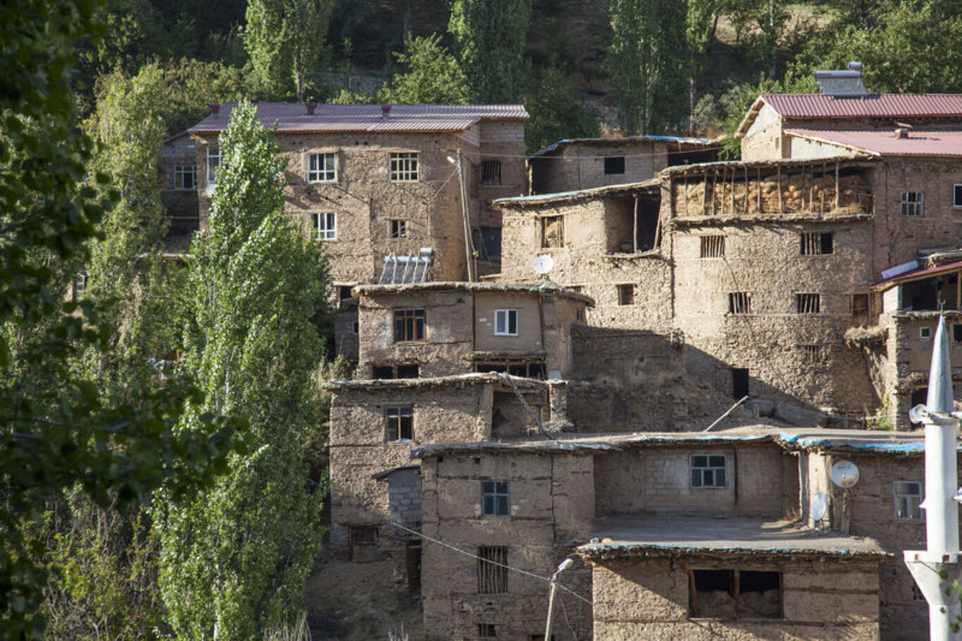 Fotoğraf tutkunları Bitlis'teki taş evleri görüntüledi