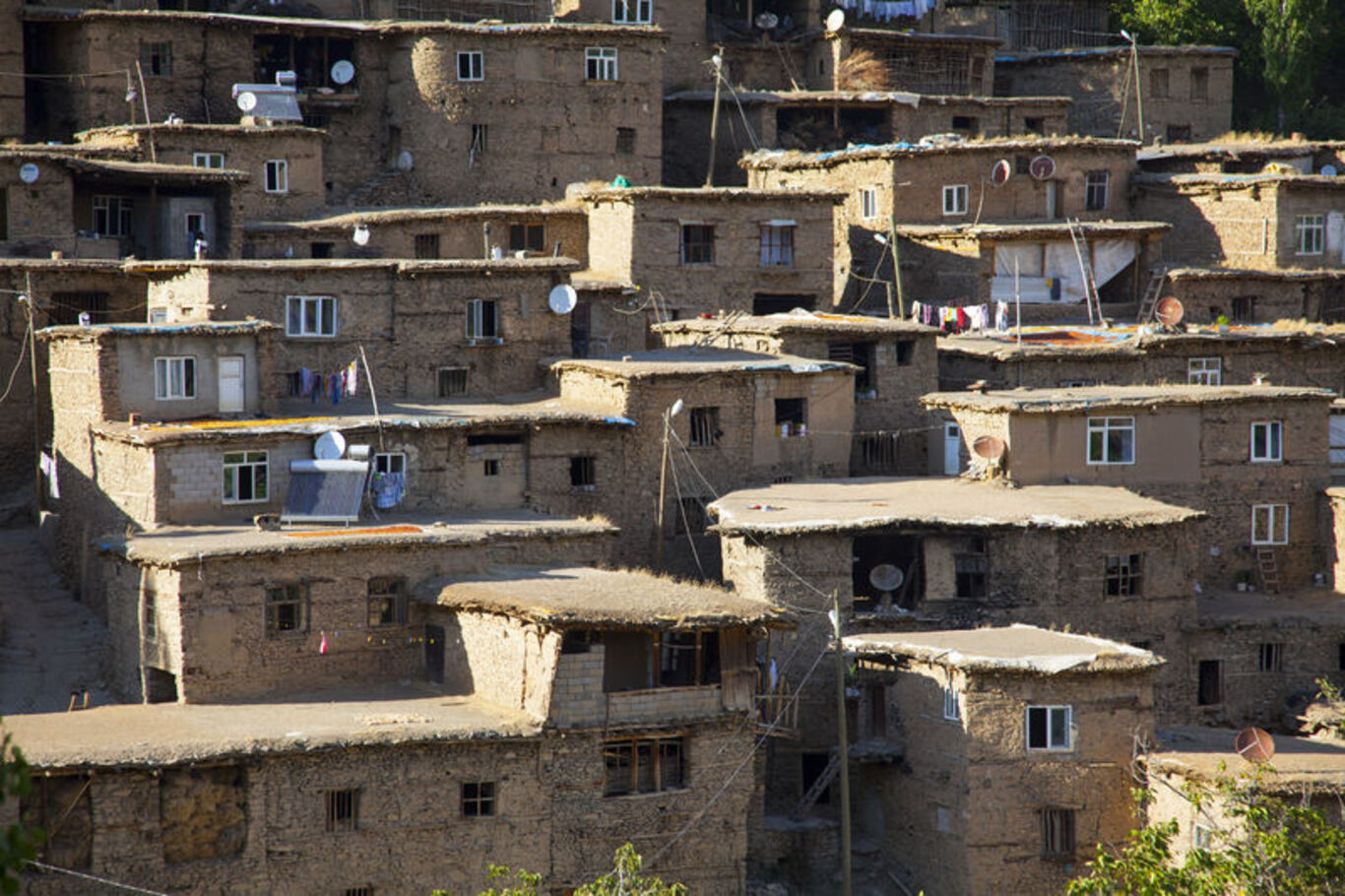 Fotoğraf tutkunları Bitlis'teki taş evleri görüntüledi