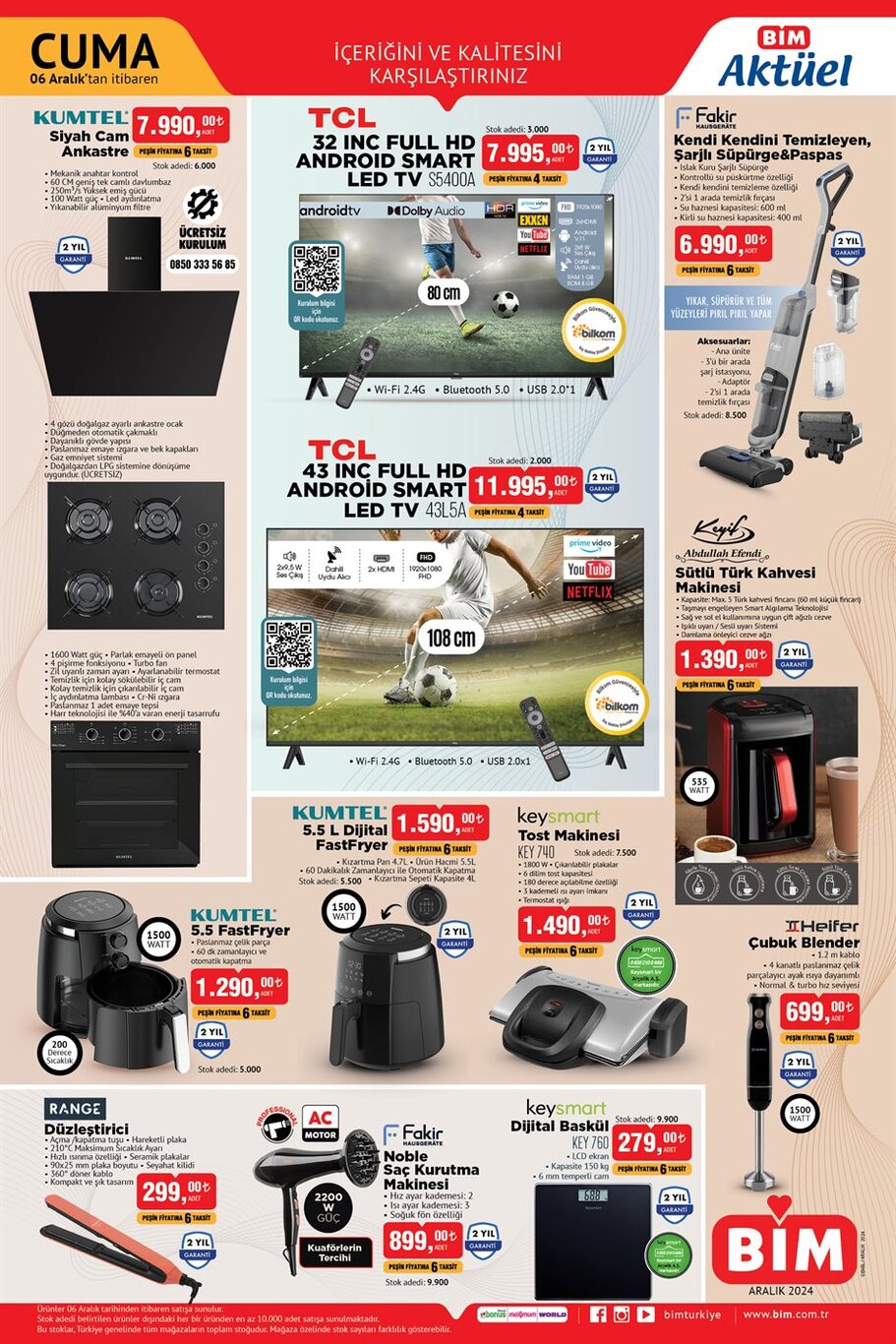 BİM AKTÜEL 3-6 ARALIK 2024 KATALOĞU || Bu hafta BİM’de neler var ...