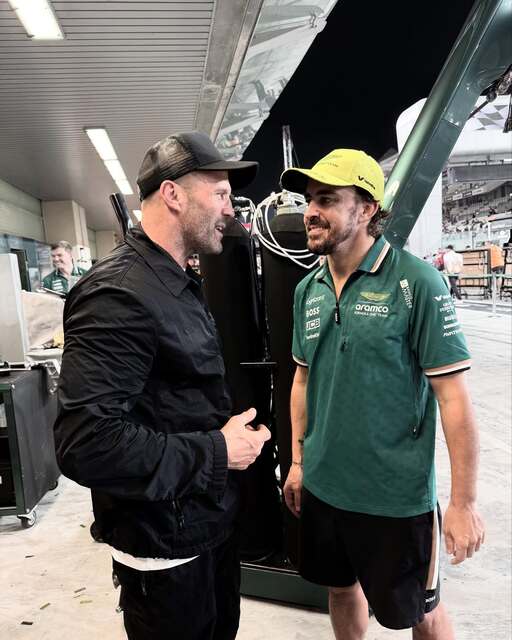 Jason Statham, Formula 1 heyecanına ortak oldu - Magazin haberleri