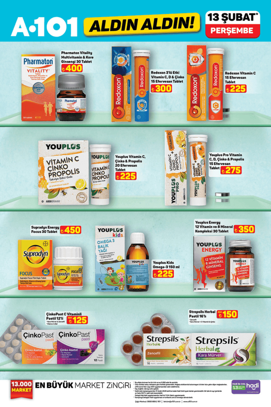 A101 aktüel ürünler kataloğu: Buzdolabı, termosifon, dik süpürge indirimde! 13 Şubat A101 ...