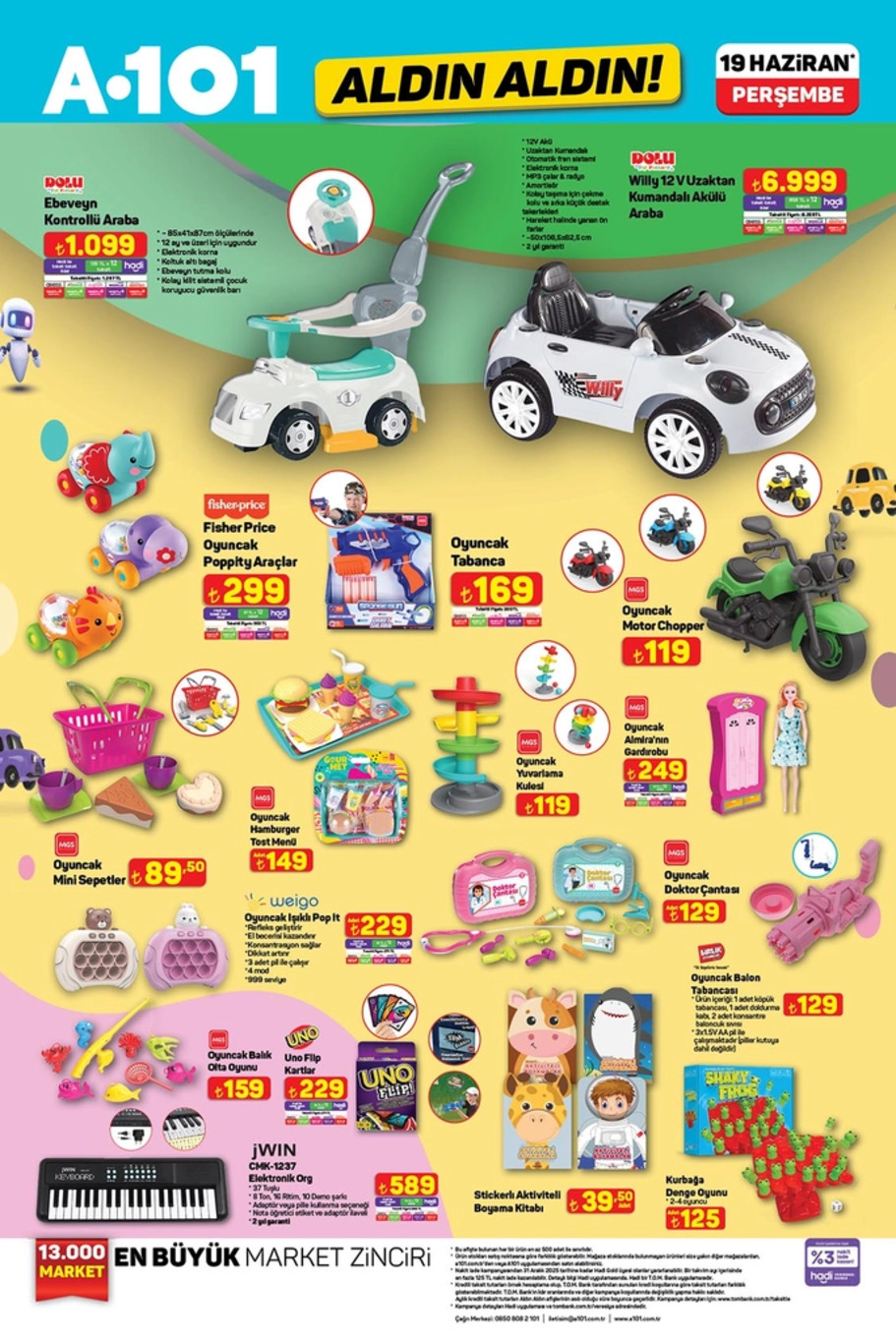 A101 aktüel ürünler indirimi başladı! 19 Haziran 2025 A101 aktüel ürünler kataloğunda hangi ...