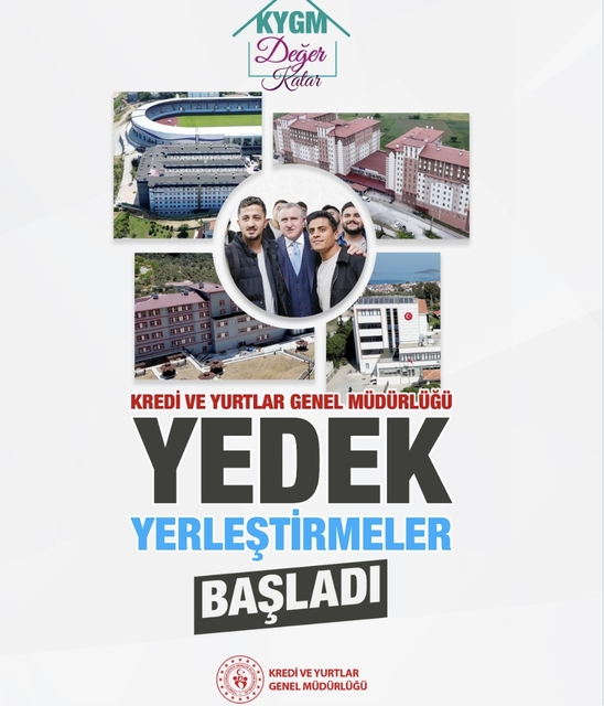 KYK yurt yedek yerleştirmeleri başladı! KYK yedek yurt sırası nedir?
