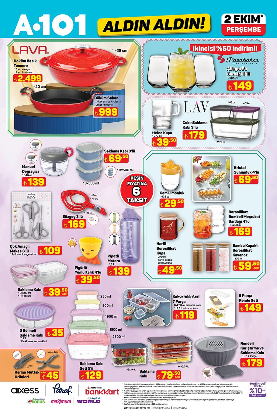 A101 aktüel indirimli ürünler kataloğu: 2 Ekim A101'de neler var? A101 ...