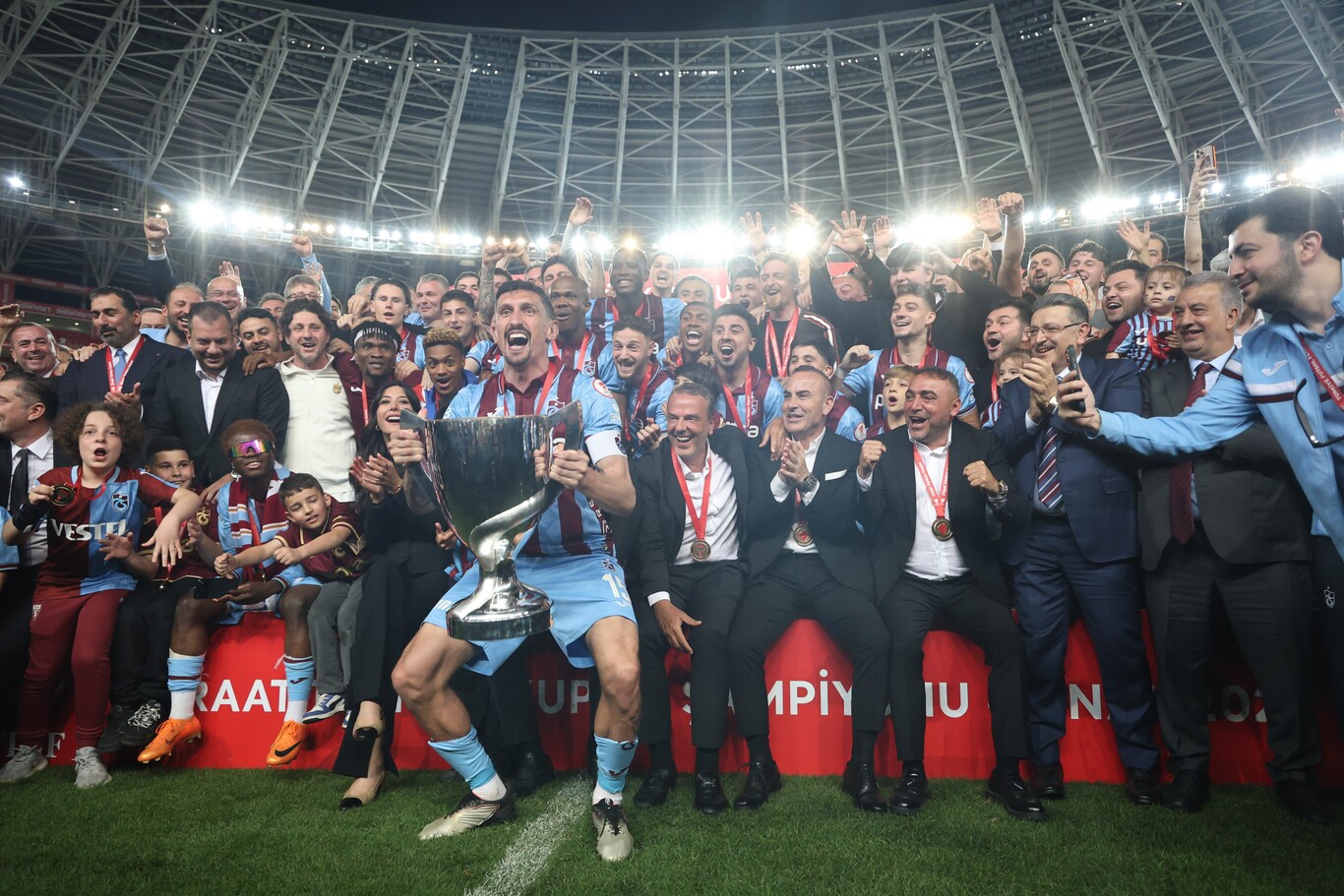 Trabzonspor'da kupa coşkusu!
