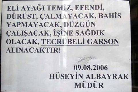 İnanılmaz 'bayan eleman aranıyor' ilanı!