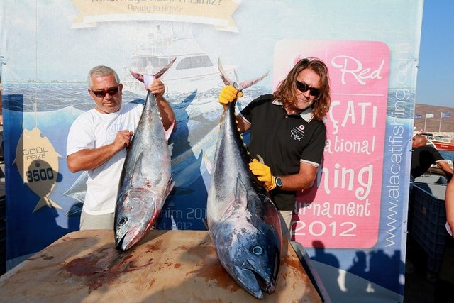 Cem Boyner ve Mustafa Taviloğlu’nun yarıştığı ekibin "En Fazla Balık ...