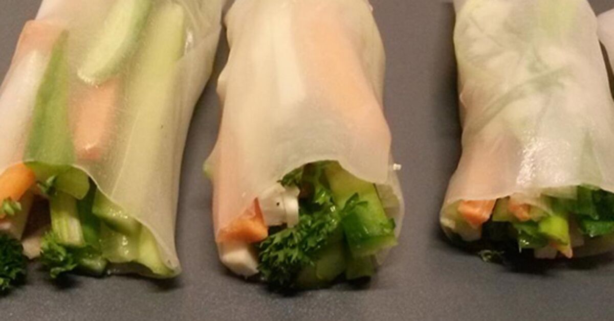 Rice paper roll
