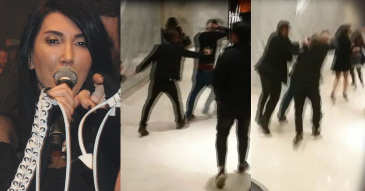 Hande Yener'in yılbaşı konserinde olay çıktı