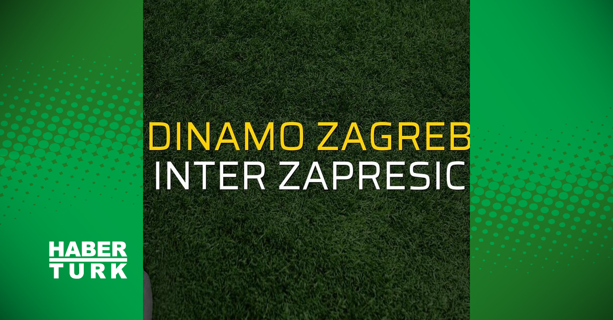 Dinamo Zagreb - Inter Zapresic maçı rakamları - Futbol Haberleri