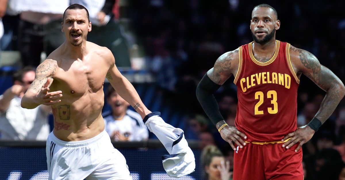 Zlatan Ibrahimovic'ten LeBron James'e hoş geldin mesajı! - Basketbol ...