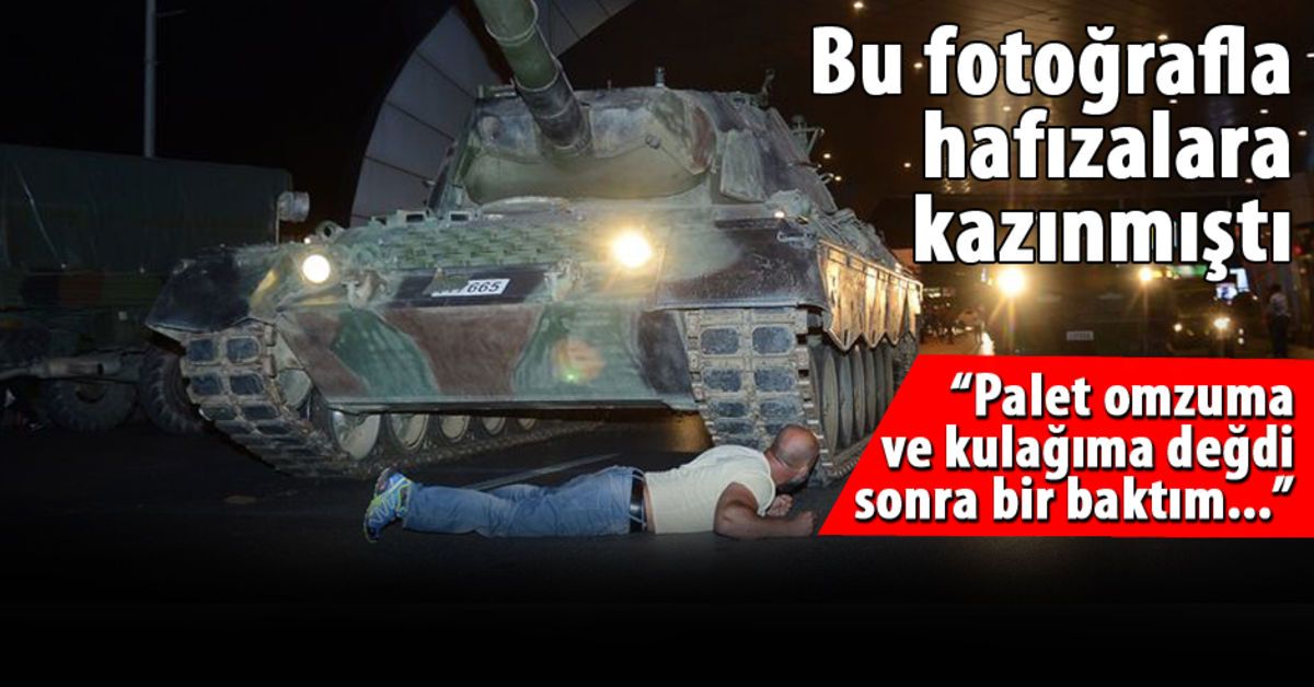 Son dakika: 15 Temmuz'da tankın altına yatan Metin Doğan ifade verdi