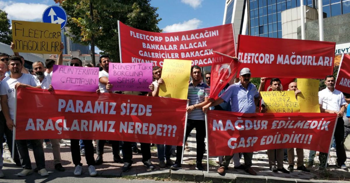 'Fleetcorp mağdurları' eylem düzenledi - İş-Yaşam Haberleri